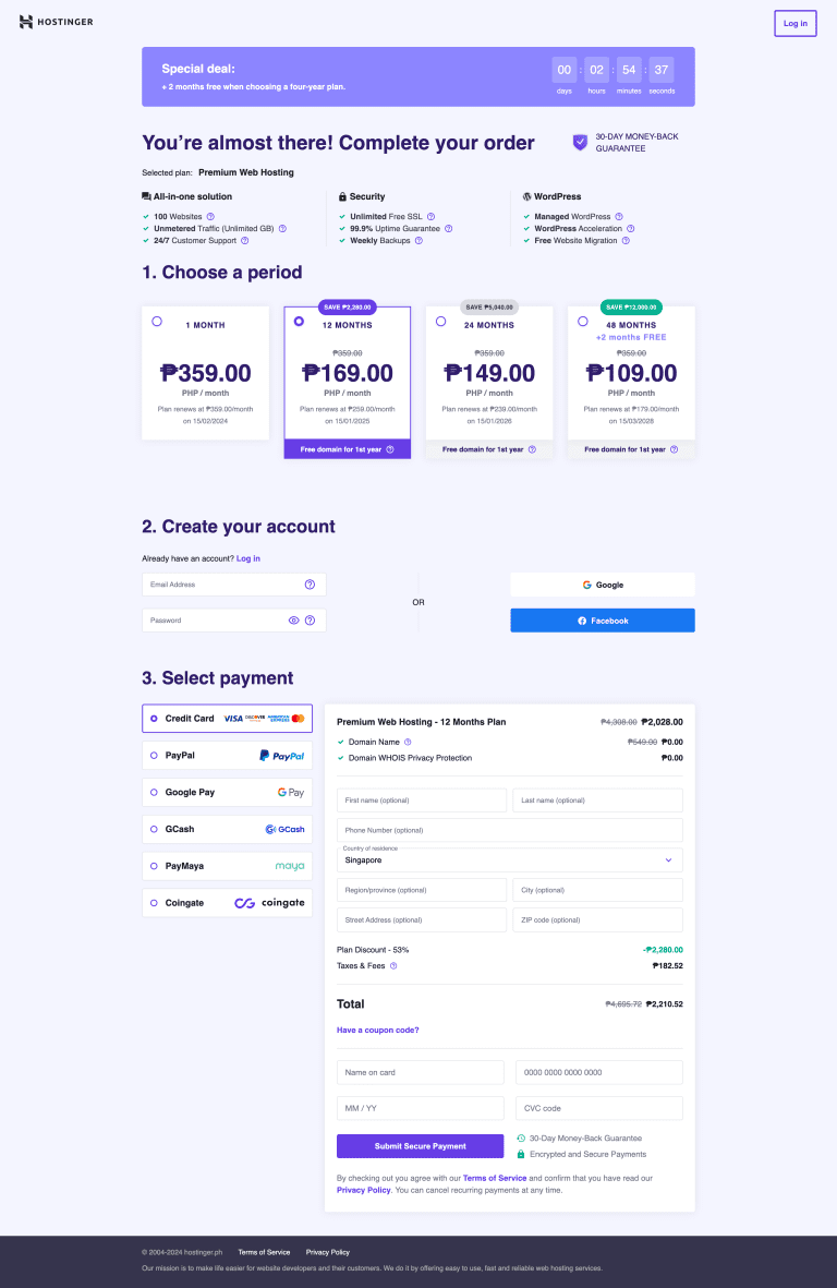 How to Purchase & Setup a Hostinger Hosting Plan - Naksdomain
